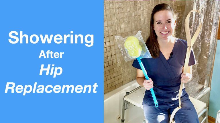 Showering After Hip Replacement - EquipMeOT