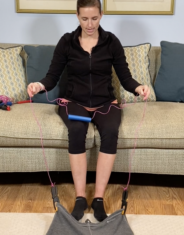 How to Put on Pants After Back or Hip Surgery | DIY Tool! - EquipMeOT