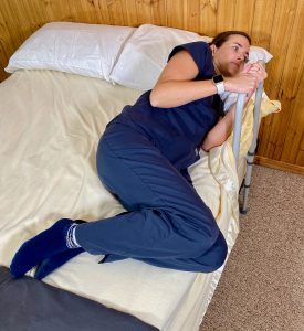 Log Roll Technique for Bed Mobility Following Back Surgery or Injury